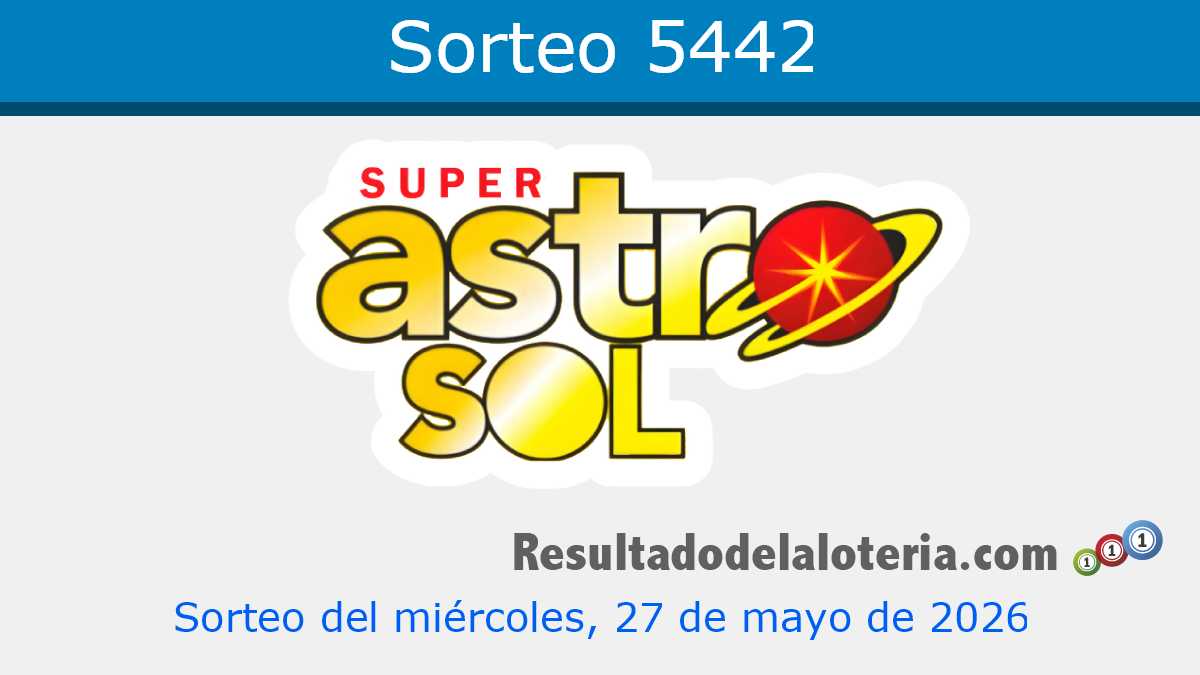 Super Astro Sol. Resultado del último sorteo